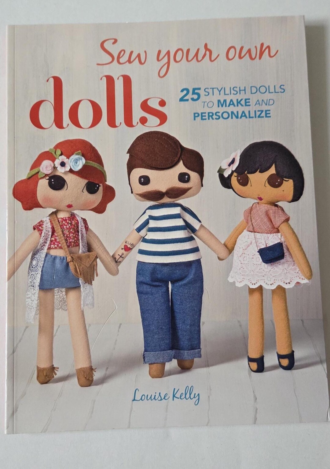 Cute Stuffed Plush Felt Doll Pattern Book Sew Your Owns Dolls and ...