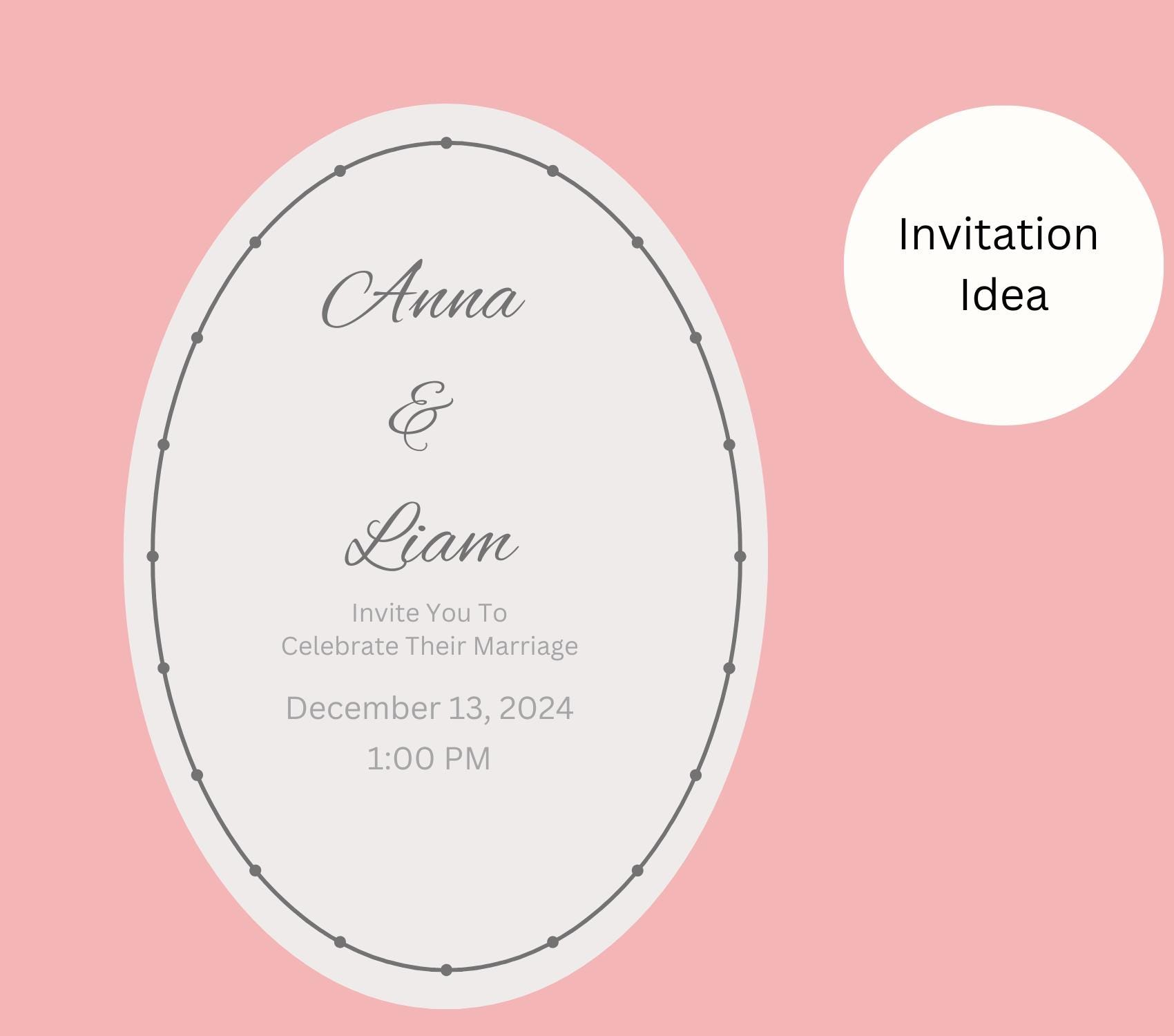 Simple Oval Borders SVG Dotted Frames Clipart Invitation PNG, Wedding ...