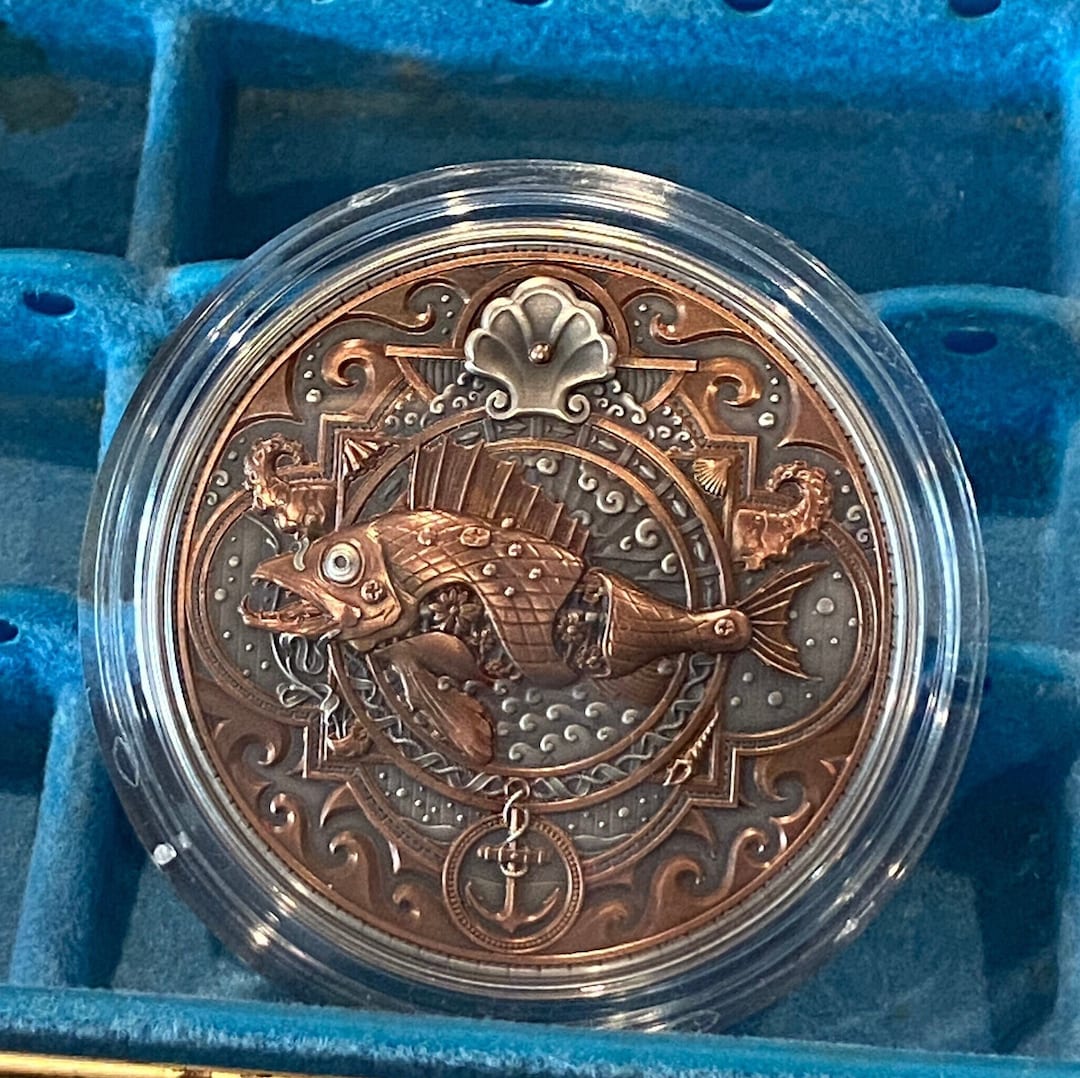 2022 Niue 2oz Silver Metal Fish 20,000 Leagues Under the Sea | Coin ...