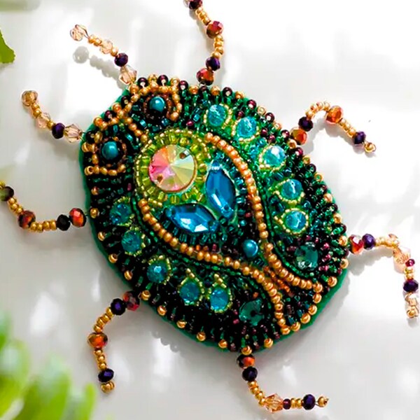 Beetle Embroidery - Etsy