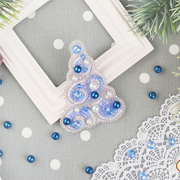 Seed Bead Brooch - Etsy