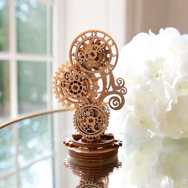 Wooden Gear Clock Kit - Etsy