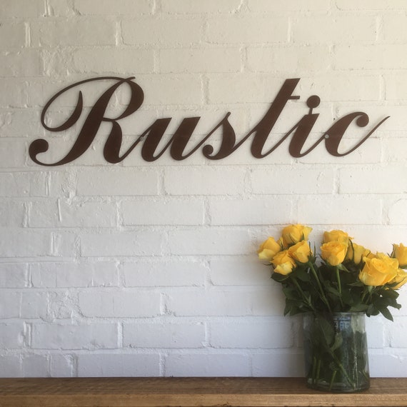 RUSTIC SIGN Rusty Metal Sign Shop Sign Home Sign Wall | Etsy