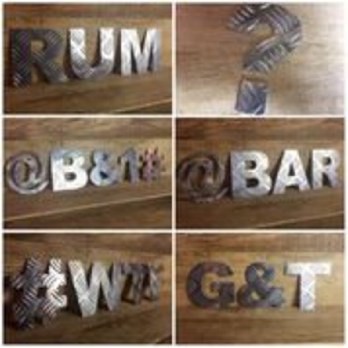 Aluminum 5 Checker Plate Metal Alphabet Letters Shop - Etsy UK
