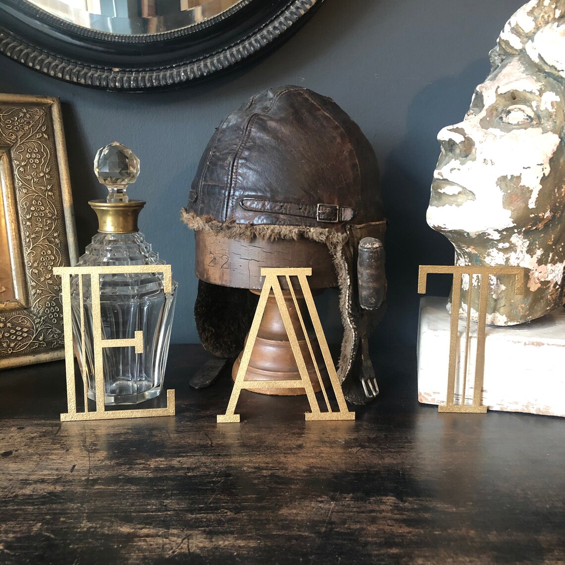 Gold Art Deco Metal Letters / Personalised Sign / Art Deco - Etsy UK