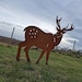 Garden Statue / Garden Feature / Stag Ornament / Rusty Metal Stag ...