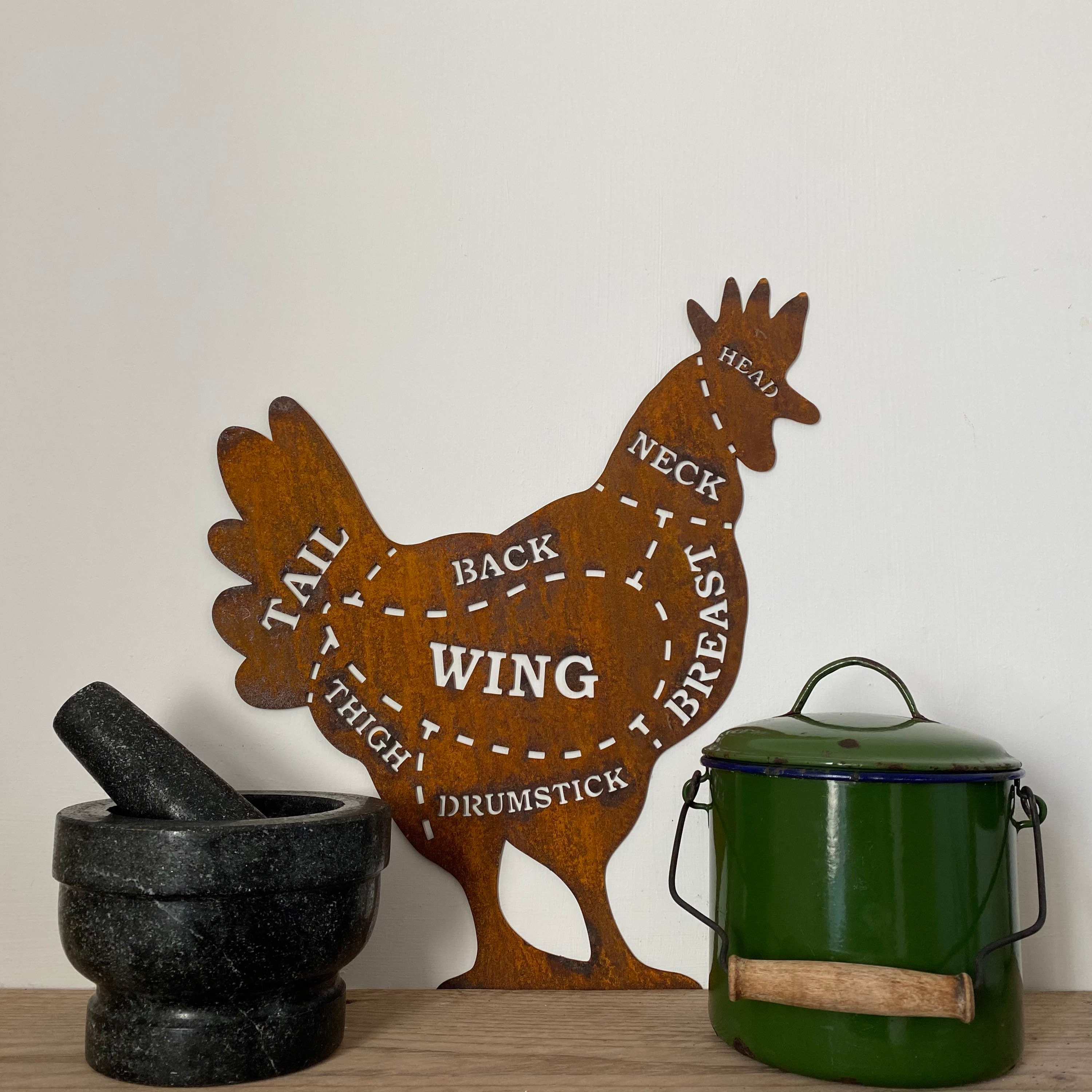 CHICKEN KITCHEN SIGN Bbq Sign Bbq Area Bbq Accessories - Etsy