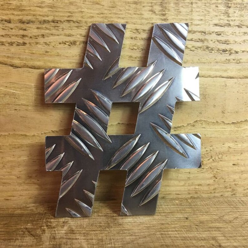 Aluminum 5 Checker Plate Metal Alphabet Letters Shop - Etsy UK