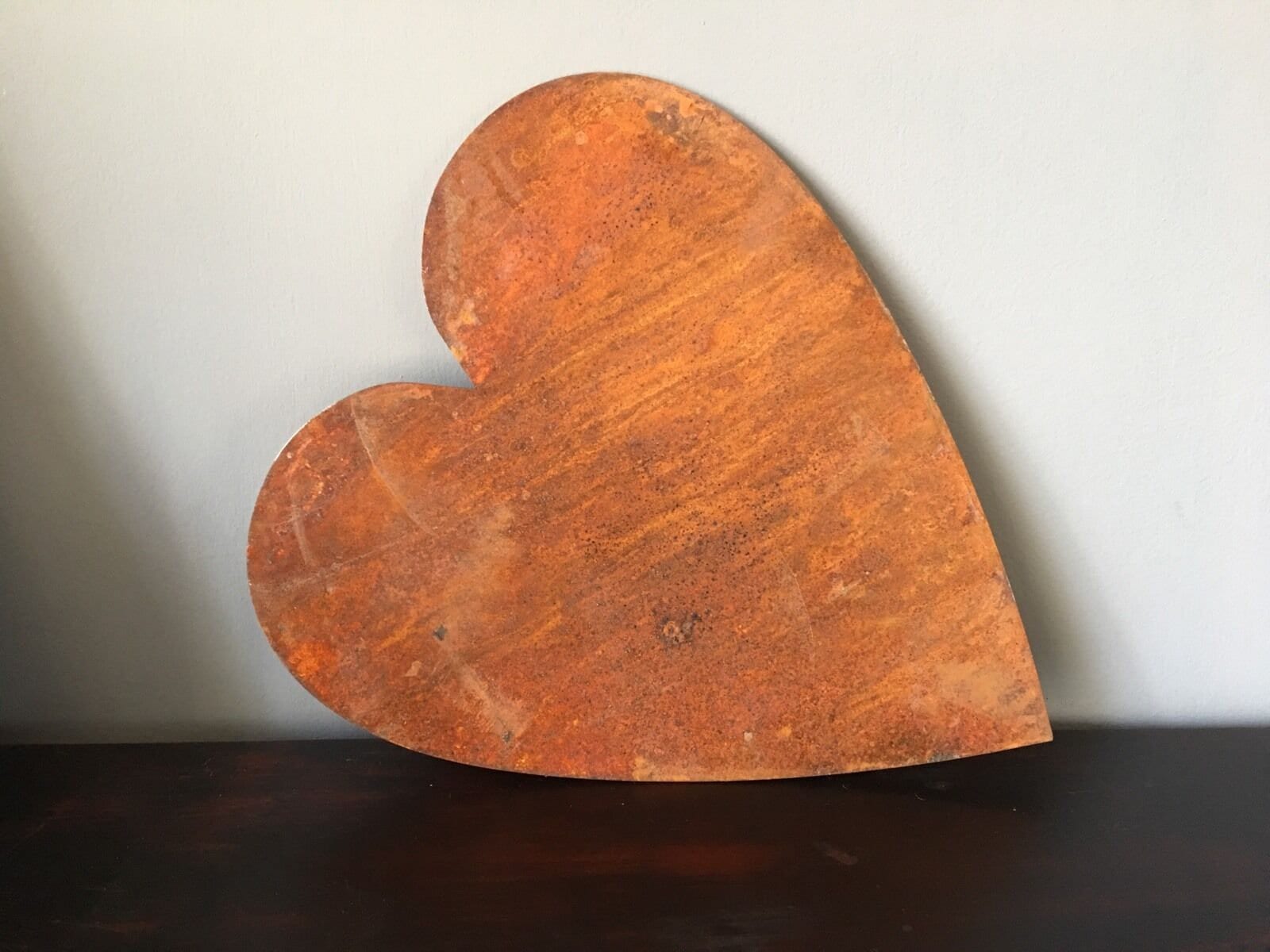 12inch rustic Heart decoration rusty metal home decor | Etsy
