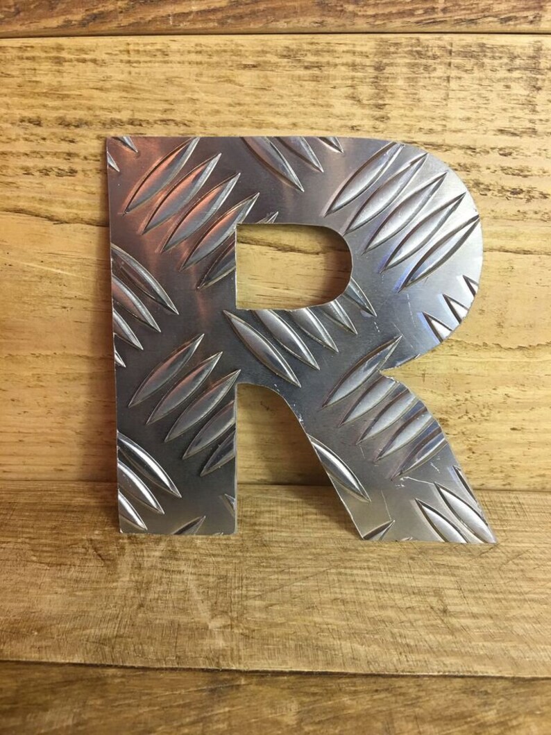 Aluminum 5 Checker Plate Metal Alphabet Letters Shop - Etsy UK