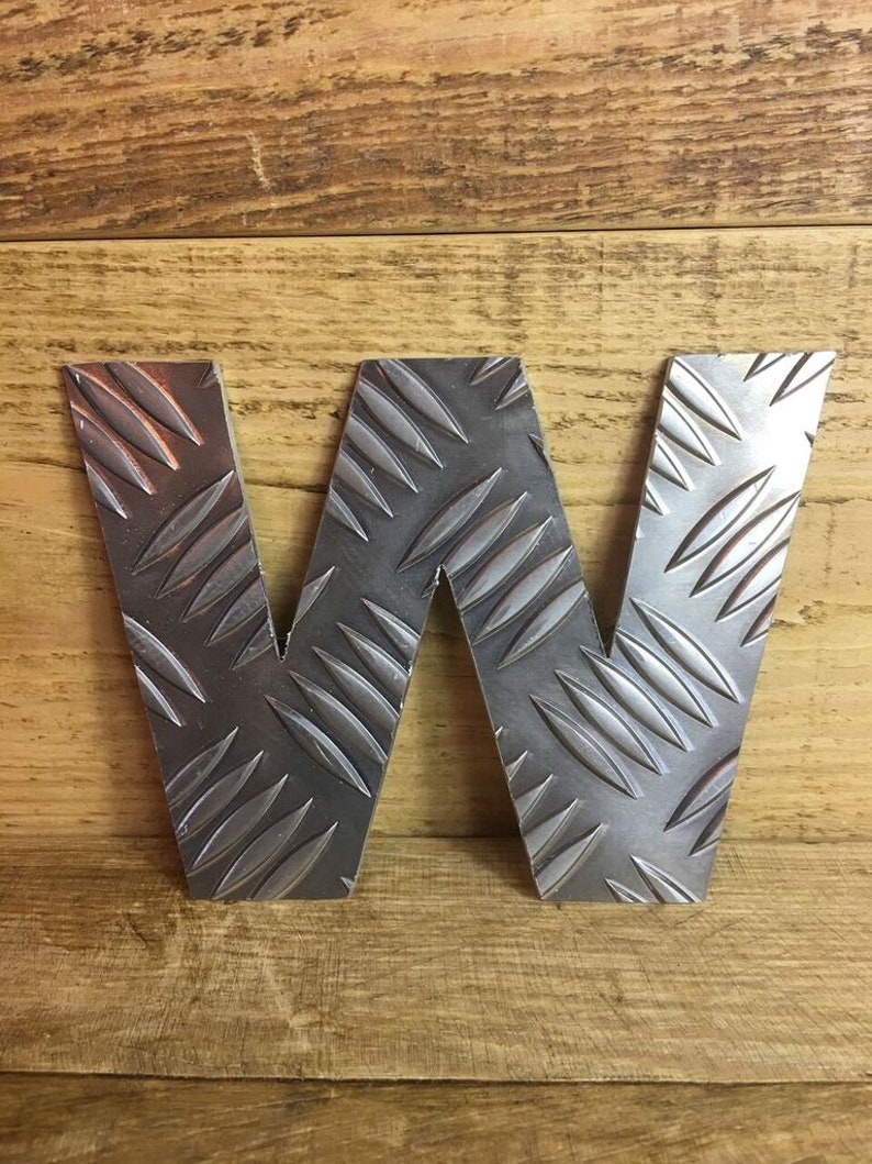 Aluminum 5 Checker Plate Metal Alphabet Letters Shop - Etsy UK