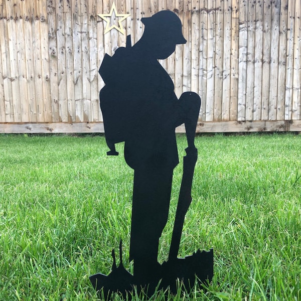 Remembrance Silhouette - Etsy UK