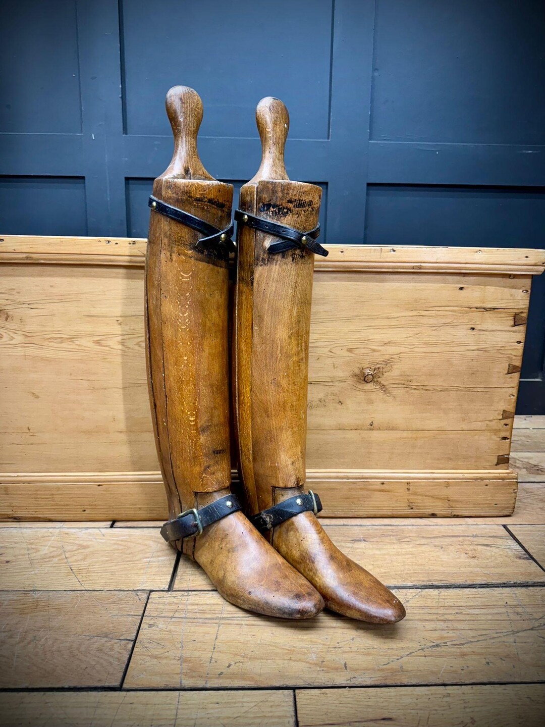 Antique English Beech Boot Trees Stretchers - Maxwell 8 Dover Street ...