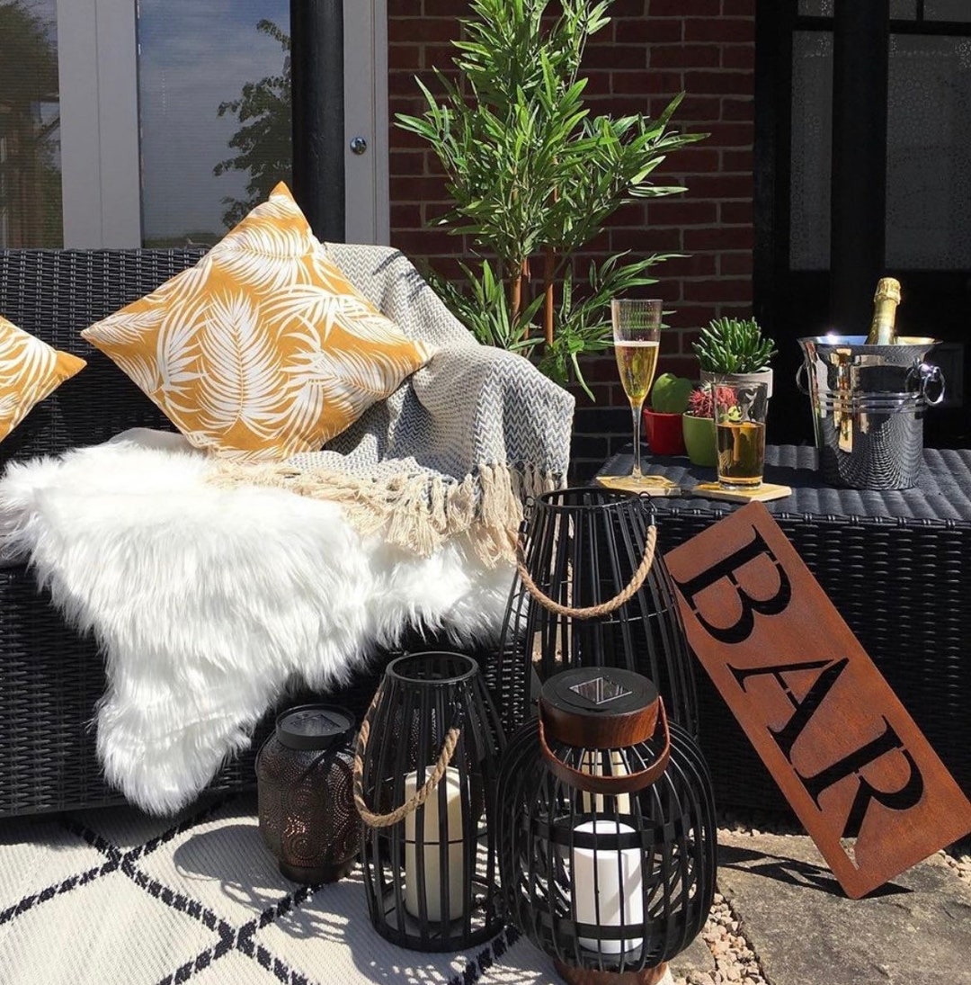 Rustic Bar Sign , Home Bar Decoration , Garden Bar Sign , Bar ...