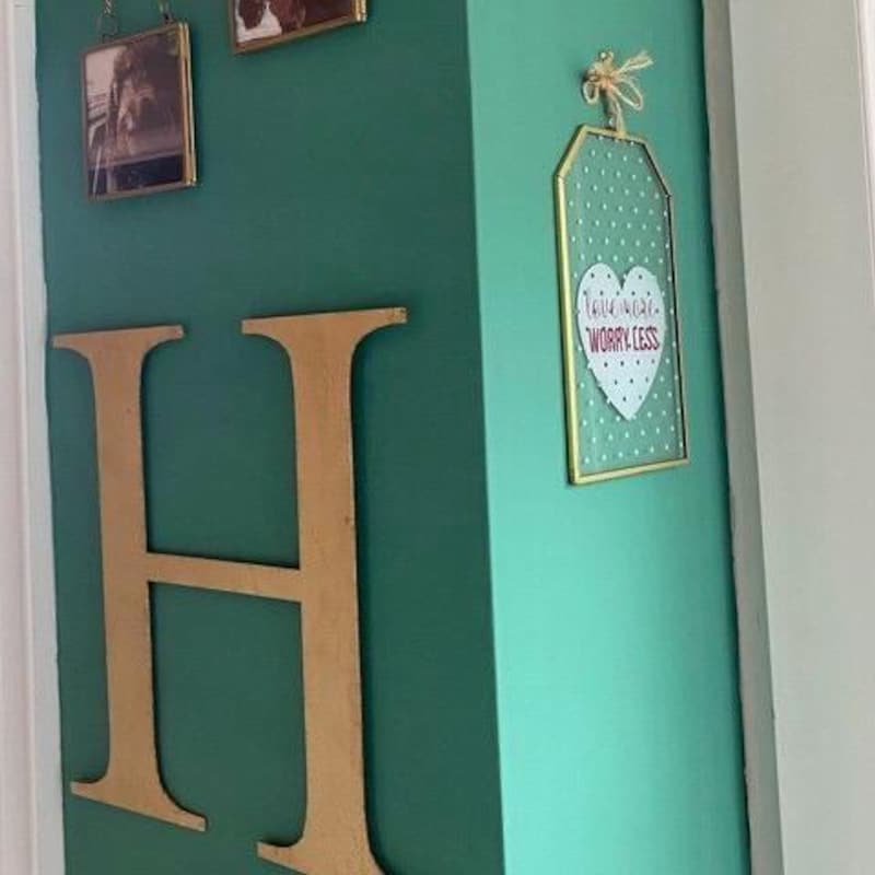 Metal Gold H Sign - Etsy UK