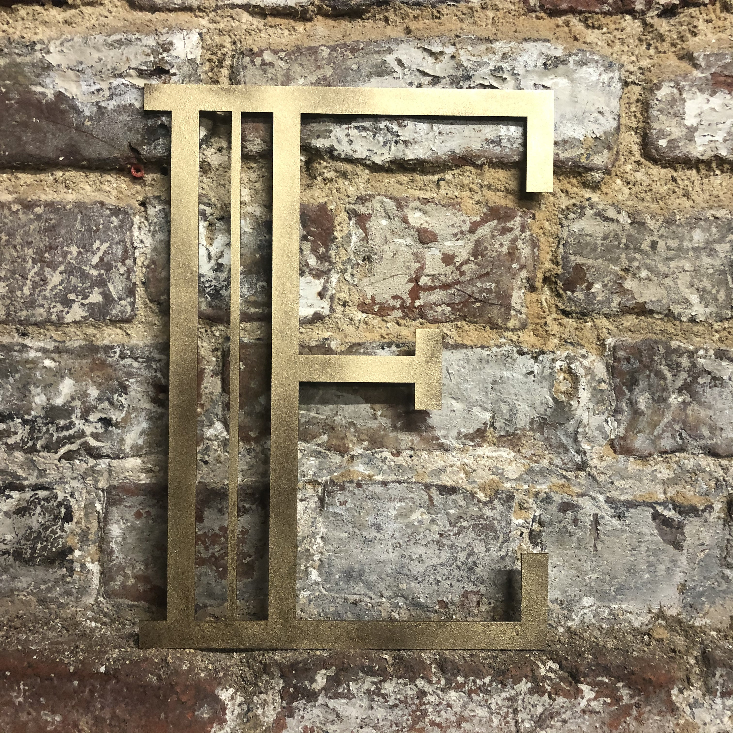 Gold Art Deco Metal Letters / Personalised Sign / Art Deco - Etsy UK