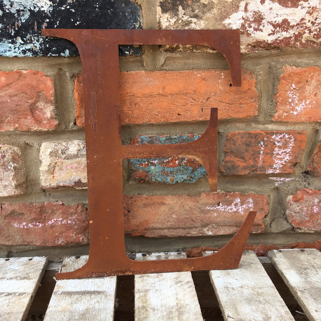 Classic Letter E / Rustic Home Decor / Kitchen Wall Art / Home Decor ...