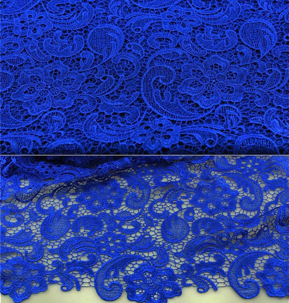 Blue Lace Texture Lace Fabric AM54049F2BN44 S IV Buy On Wedding Style