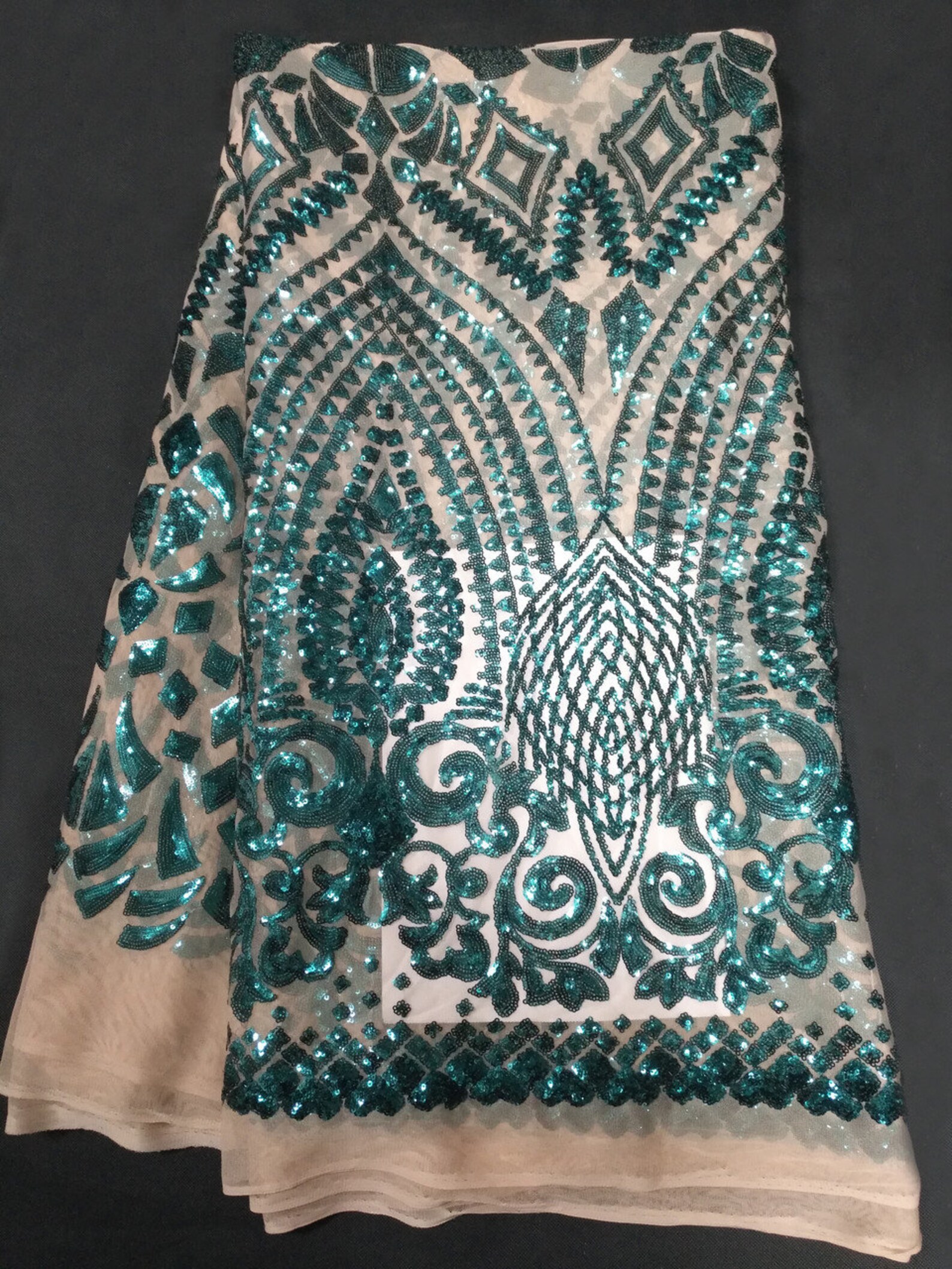 New Design French Net Sequin Lace Fabric 2021 Latest African Sequence ...
