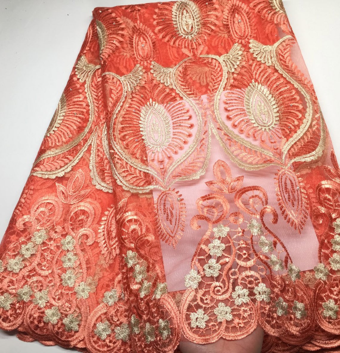 2021 Latest French Nigerian Laces Fabrics High Quality Tulle - Etsy