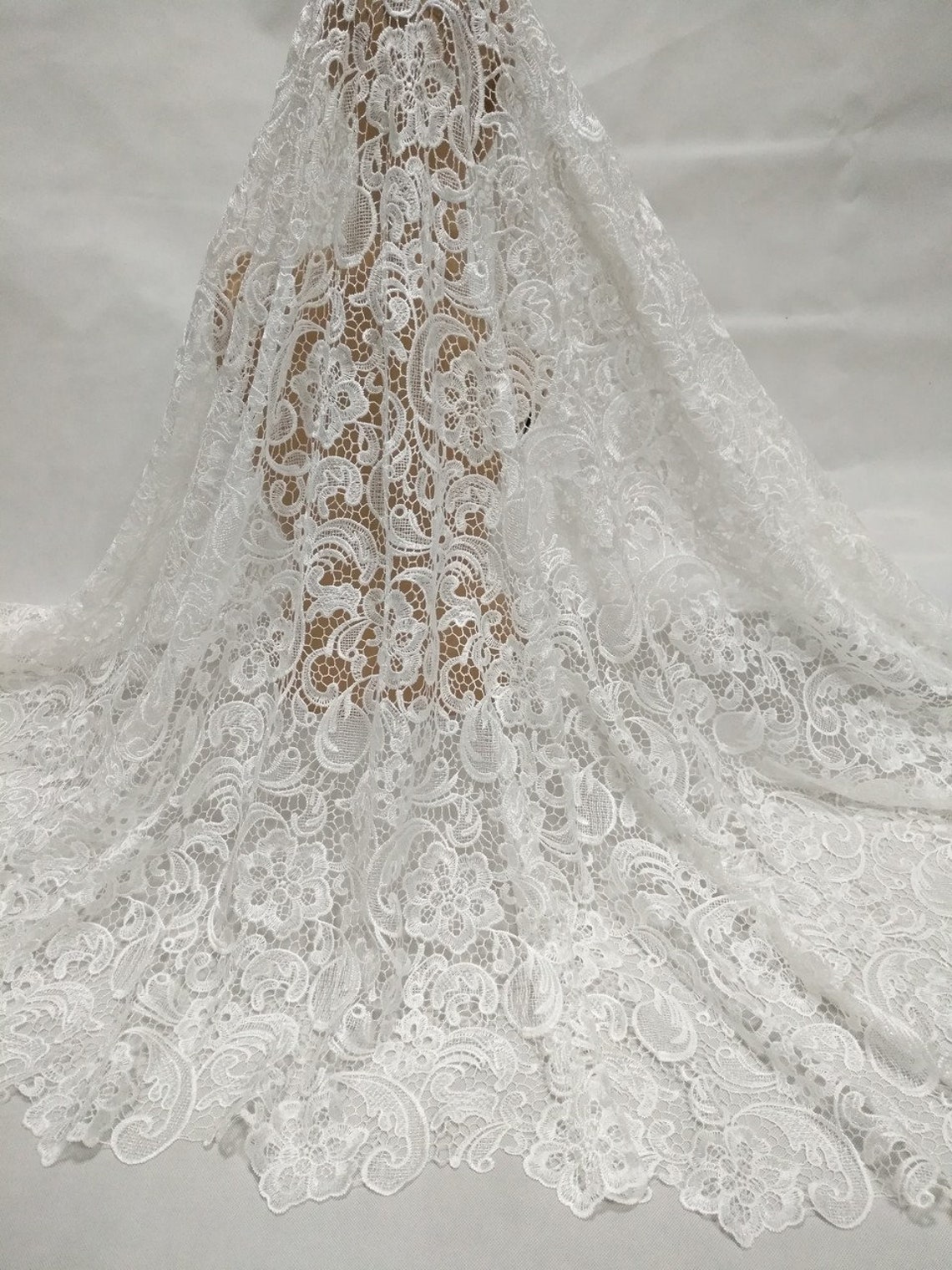 5yards Nigerian Laces Fabric 2021 African Cord Laces Fabrics - Etsy