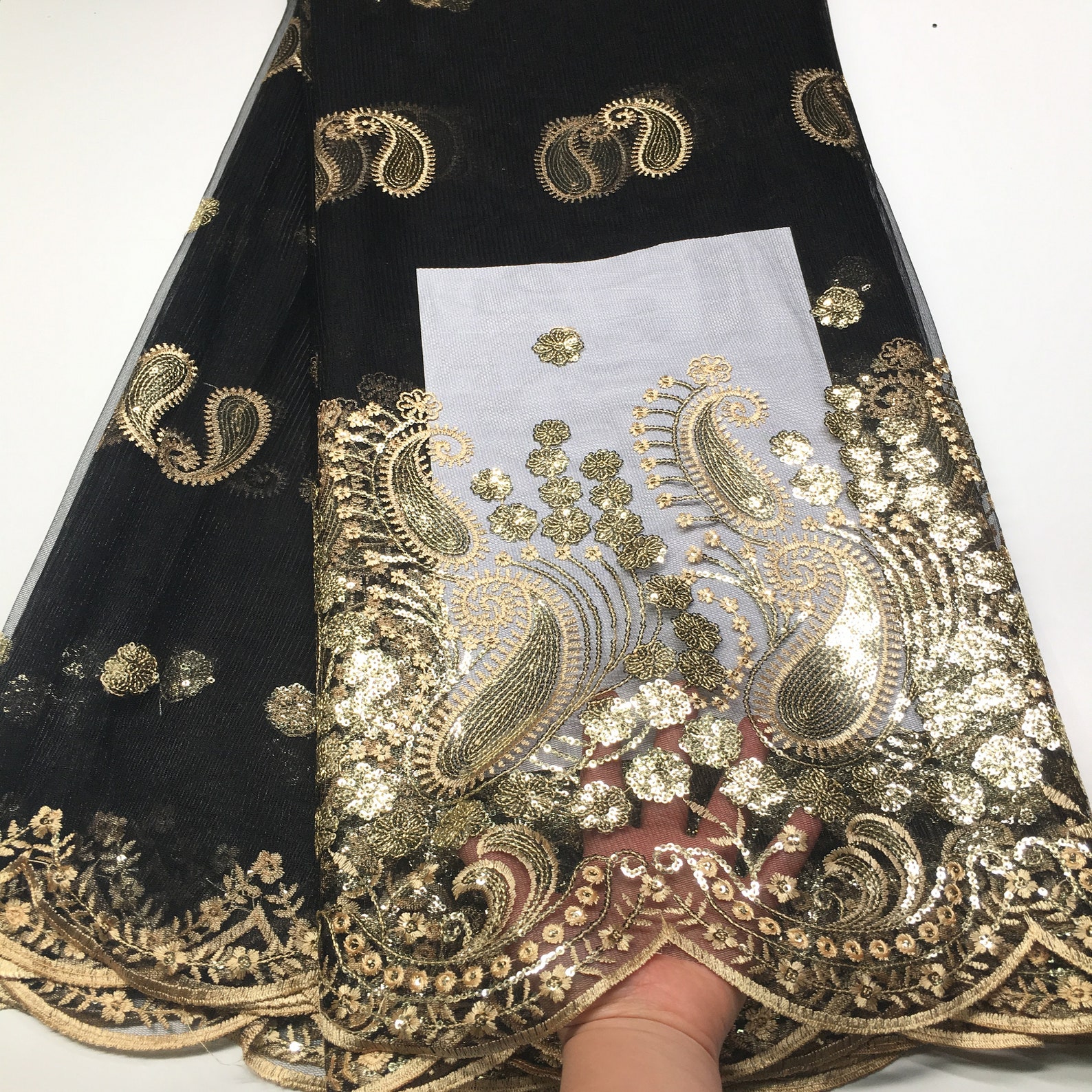 Red Luxury African Lace Fabric High Quality French Guipure Lace Fabric ...