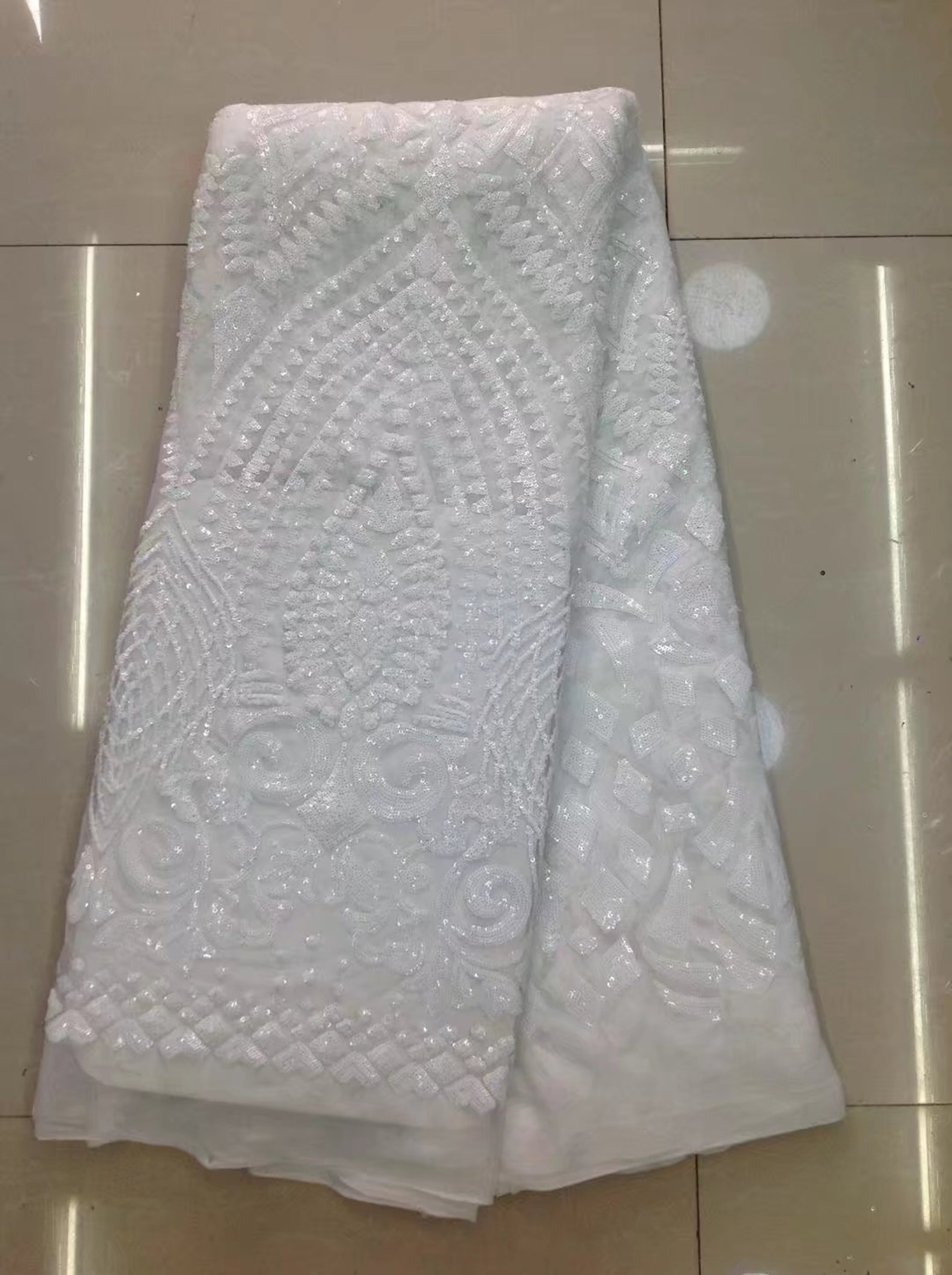 New Design French Net Sequin Lace Fabric 2021 Latest African Sequence ...
