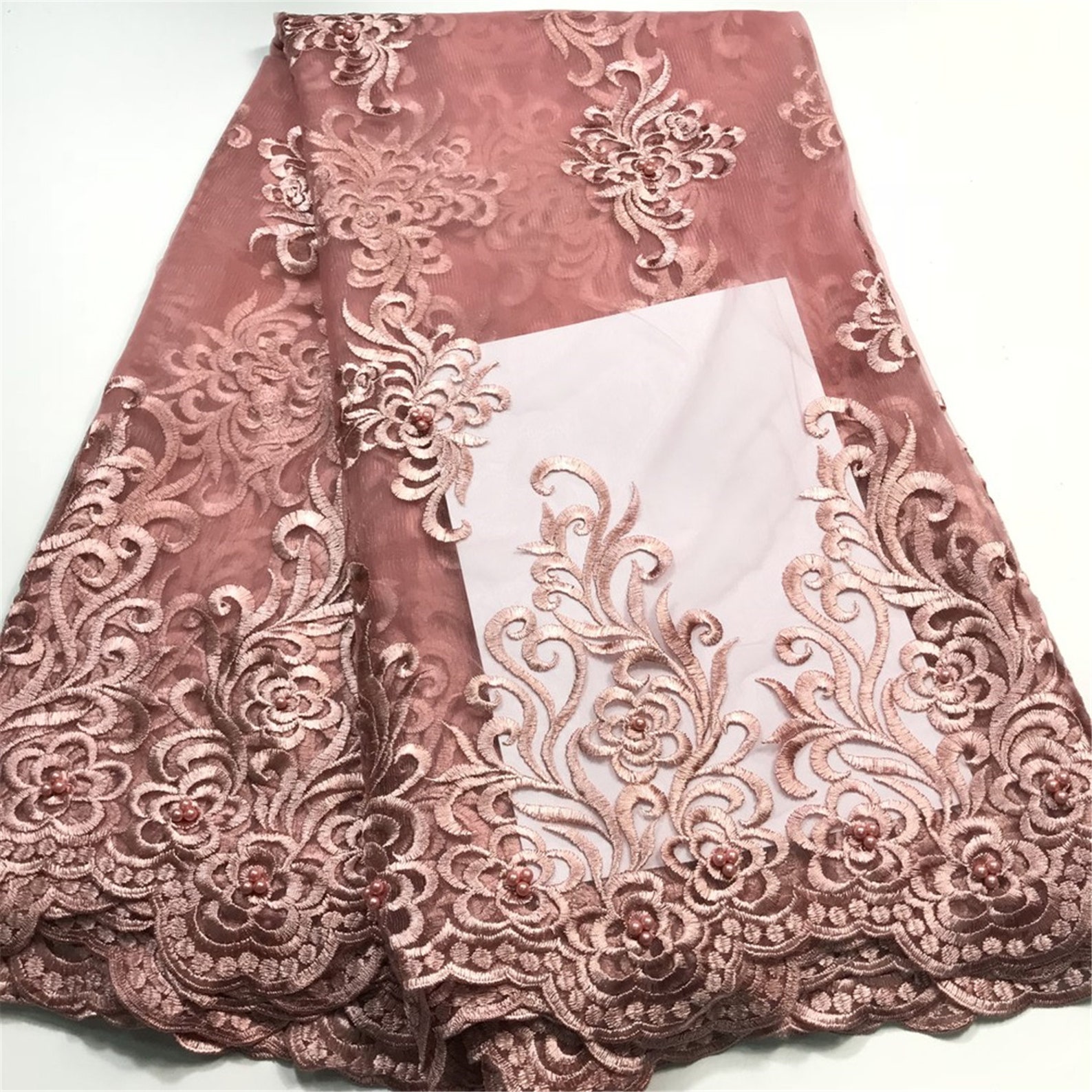 African Lace Fabric 2021 Embroidered Nigerian Laces Fabric - Etsy