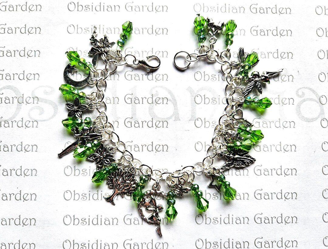 REMY Green Fairy Hand Made Original Charm Bracelet - Etsy