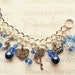 Blue Pearl Alice in Wonderland Themed Charm Bracelet - Etsy