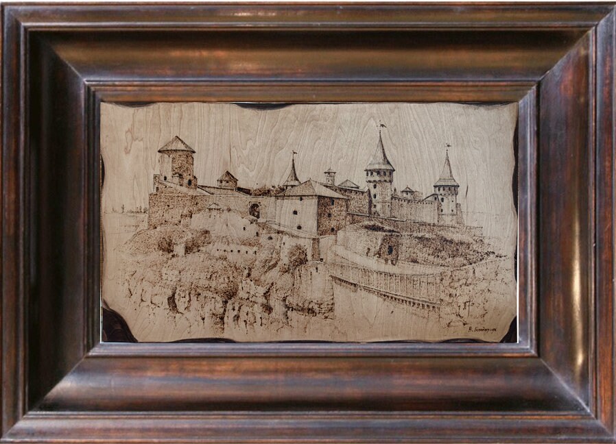 The Art of Wood Burning. Fire Drawing on Plywood. Illustration - Etsy