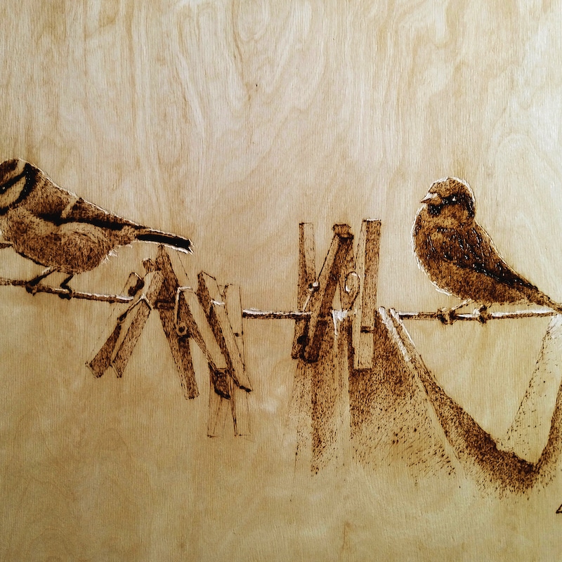 Pyrography Art - Etsy