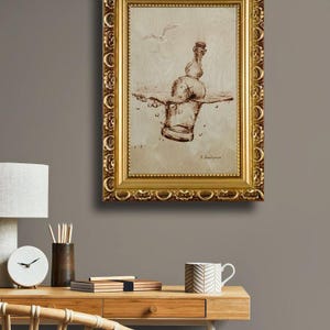 One-of-a-kind Pyrography Art: Detailed Wood Burning Realistic Drawing ...