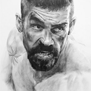 Original Charcoal Drawing of Yuri Boyko From the Film undisputed ...