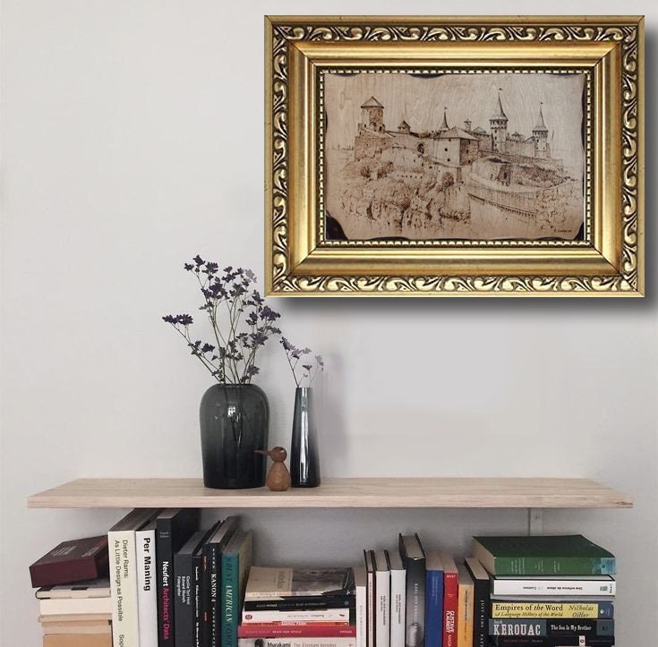 The Art of Wood Burning. Fire Drawing on Plywood. Illustration - Etsy