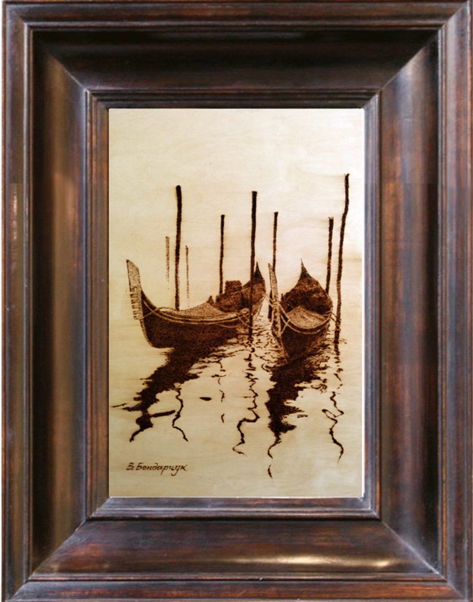 The Art of Wood Burning. Illustrations and Paintings of Venice ...