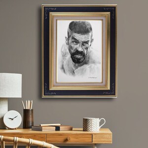 Original Charcoal Drawing of Yuri Boyko From the Film undisputed ...