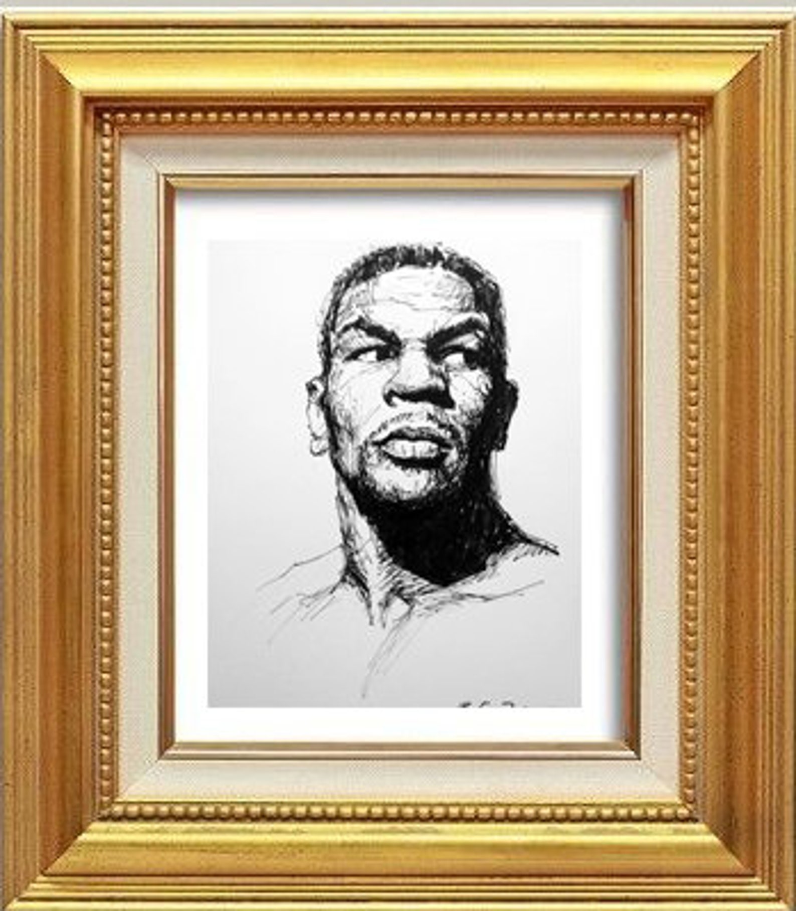 Mike Tyson. Original Drawing Portraits From Photos. Black and - Etsy