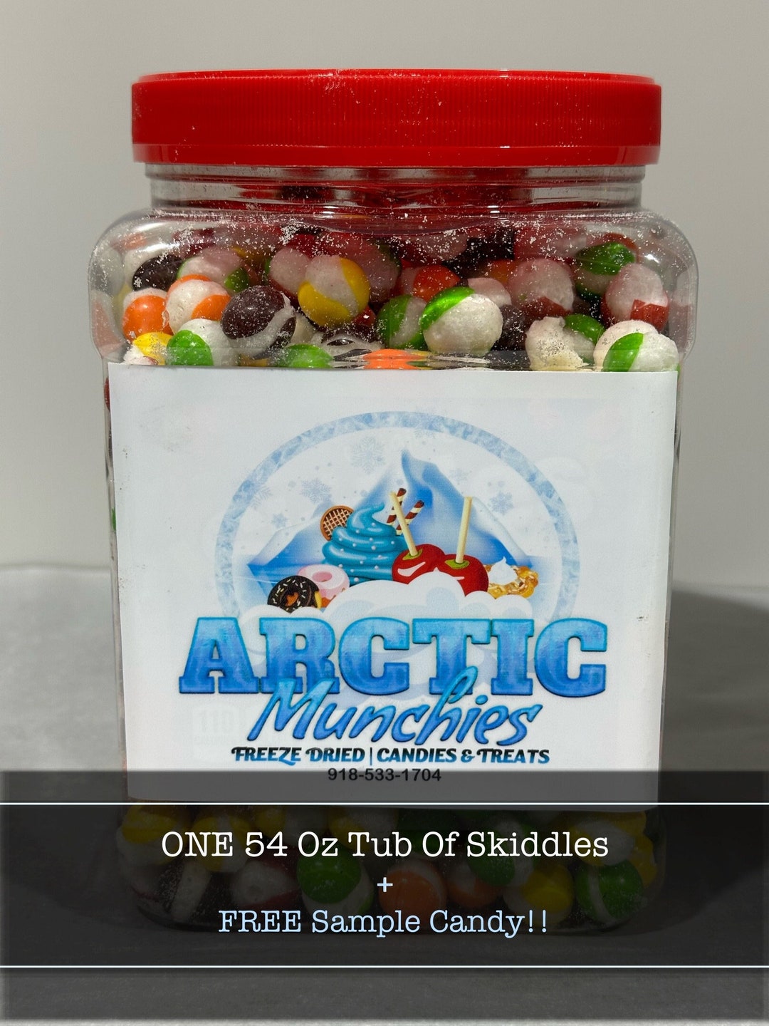 Freeze Dried Skiddles| 1.5 Lbs | One 54 Oz Tub|freeze Dried Candy ...