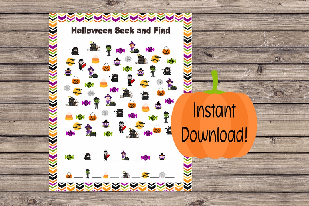 Halloween Games for Kids, , Halloween Seek and Find Game, Hidden Object ...