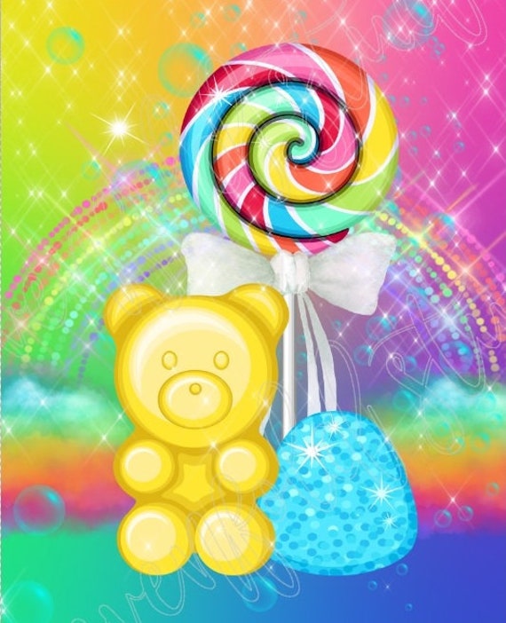 Rainbow Gummy Bear Wallpaper