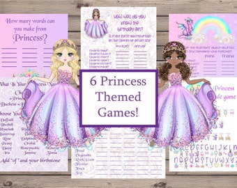 Princess Party Games | Etsy