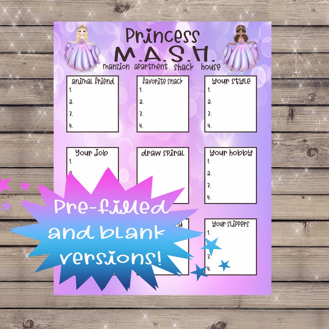 Printable Mash Game, Printable Princess Games, Princess Party Games ...