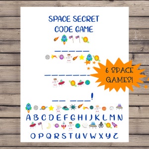 Space Game Bundle, Space Party Game, Digital Download, Instant Download ...