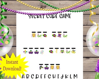 Secret Code Game - Etsy