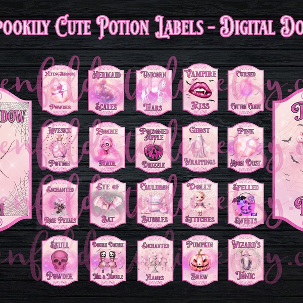 Potion Labels - Etsy