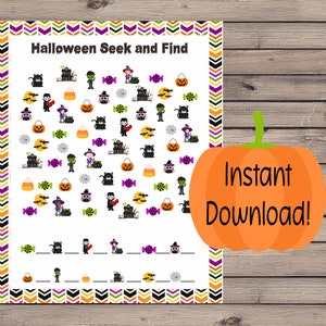 Halloween Games for Kids, , Halloween Seek and Find Game, Hidden Object ...