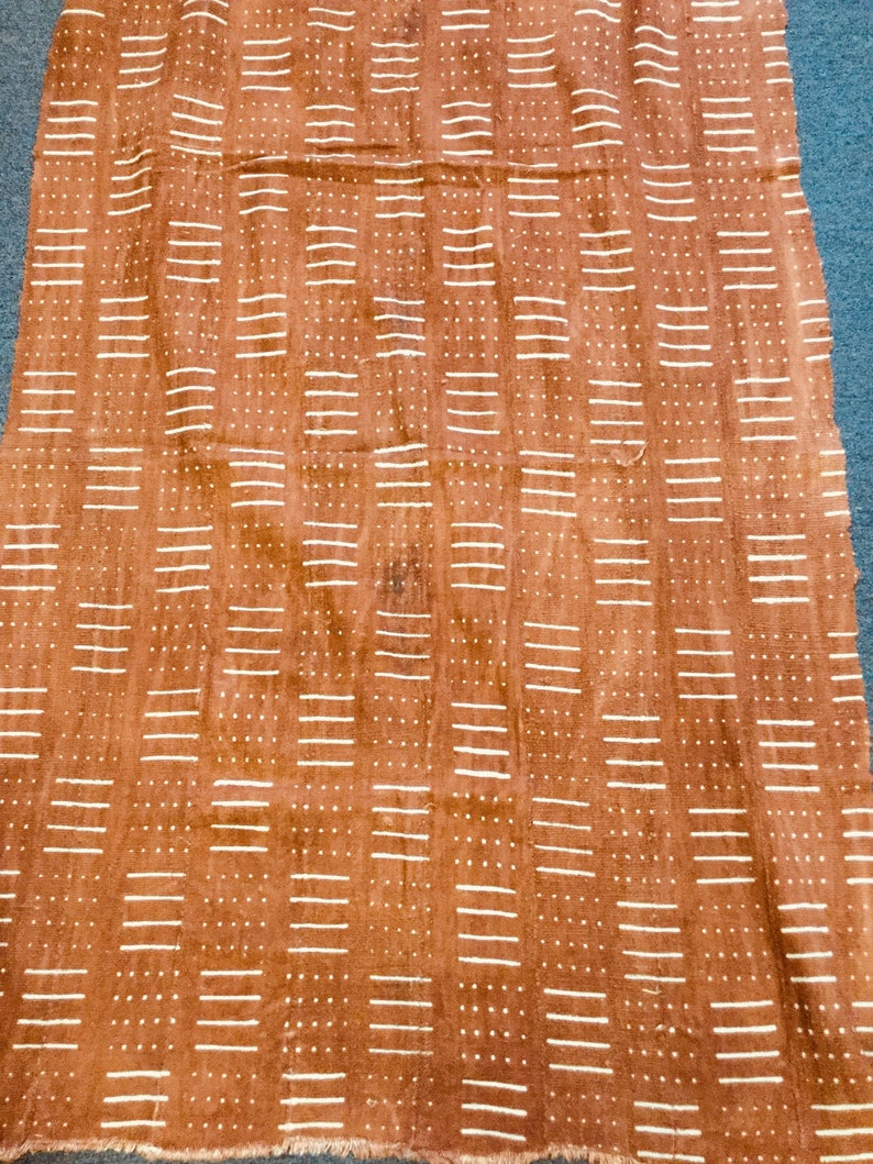 Rust Mudcloth - Etsy