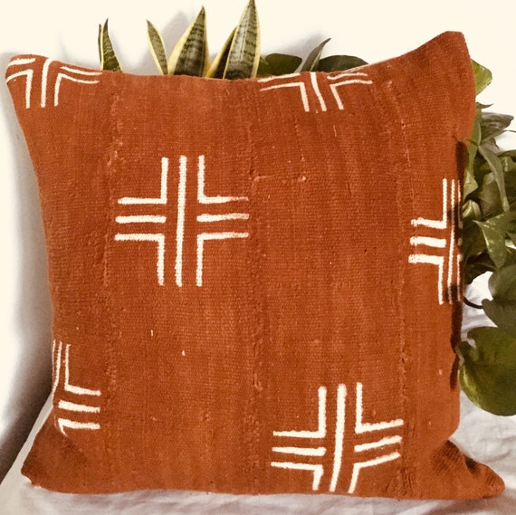 Rust Crosses Pillow | Etsy