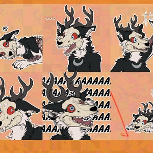 One Custom Furry Telegram Sticker - Etsy